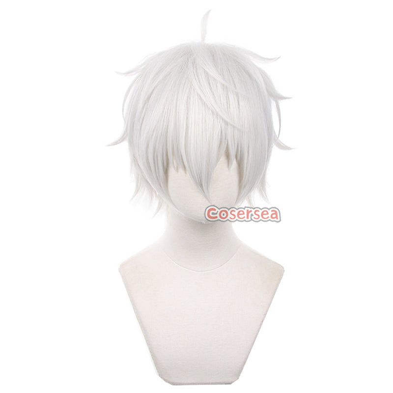 BLUE LOCK Seishiro Nagi 30cm Short Silver White Cosplay Wigs – coserseas