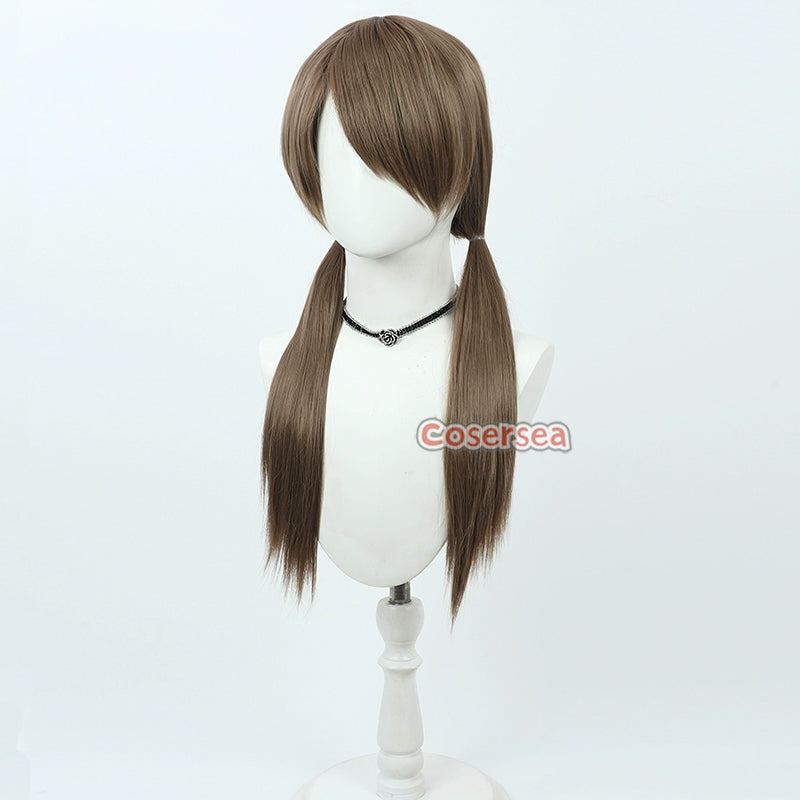 Blue Archive Kazekura Moe 58cm Brown Ponytail Cosplay Wigs – coserseas