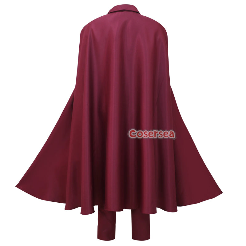 Bungo Stray Teruko Okura Men Red Uniform Cosplay Costume – coserseas