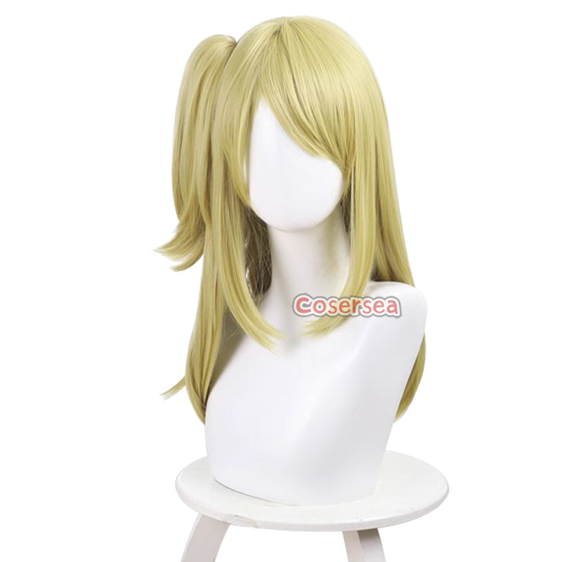 Fairy Tail Lucy Heartfilia 50cm Blonde Ponytail Cosplay Wigs – coserseas