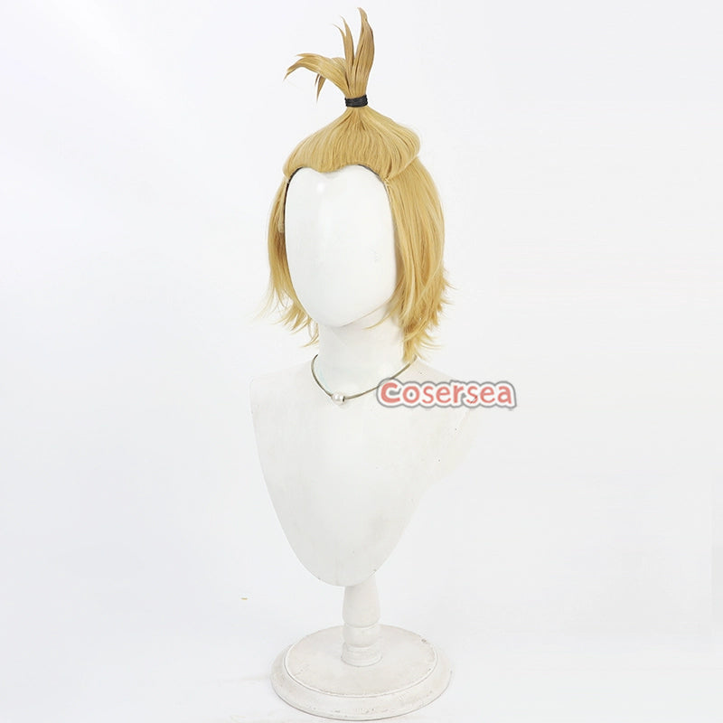 Fire Force Arthur Boyle 30cm Blonde Men Cosplay Wigs – coserseas