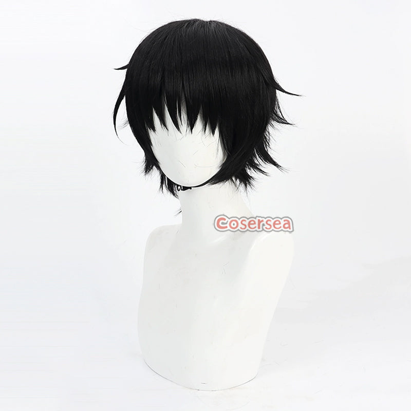 Fire Force Shinra Kusakabe 30cm Black Men Cosplay Wigs – coserseas