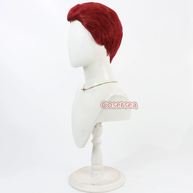 Fire Force Vulcan Joseph 30cm Short Red Men Cosplay Wigs – coserseas