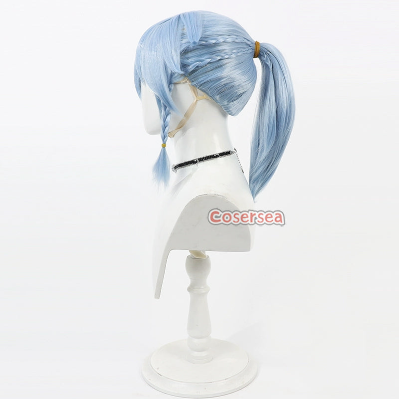 Game Identity V Luca Balsa Long Light Blue Cosplay Wigs – coserseas