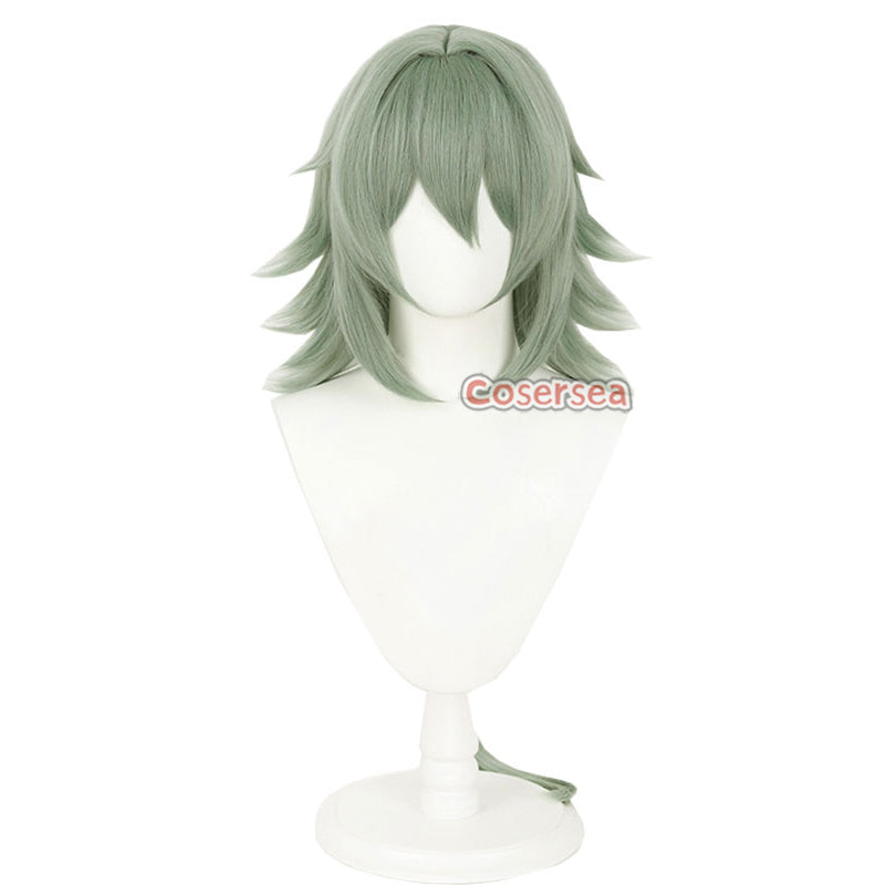 Game Zenless Zone Zero Caesar King 90cm Green Cosplay Wigs – coserseas