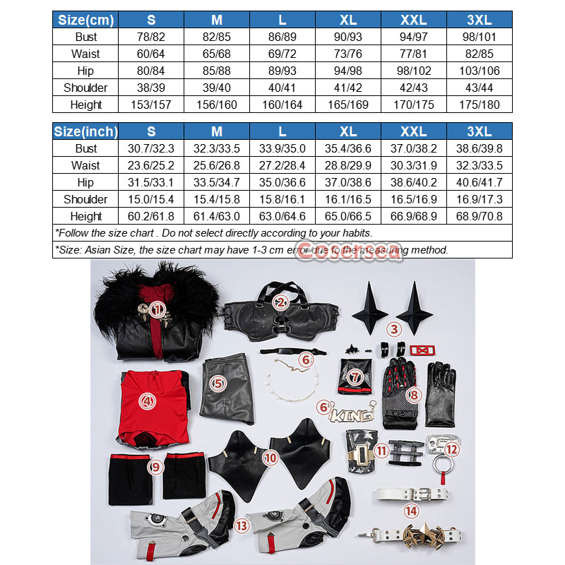 Game Zenless Zone Zero Caesar King Cosplay Costume – coserseas
