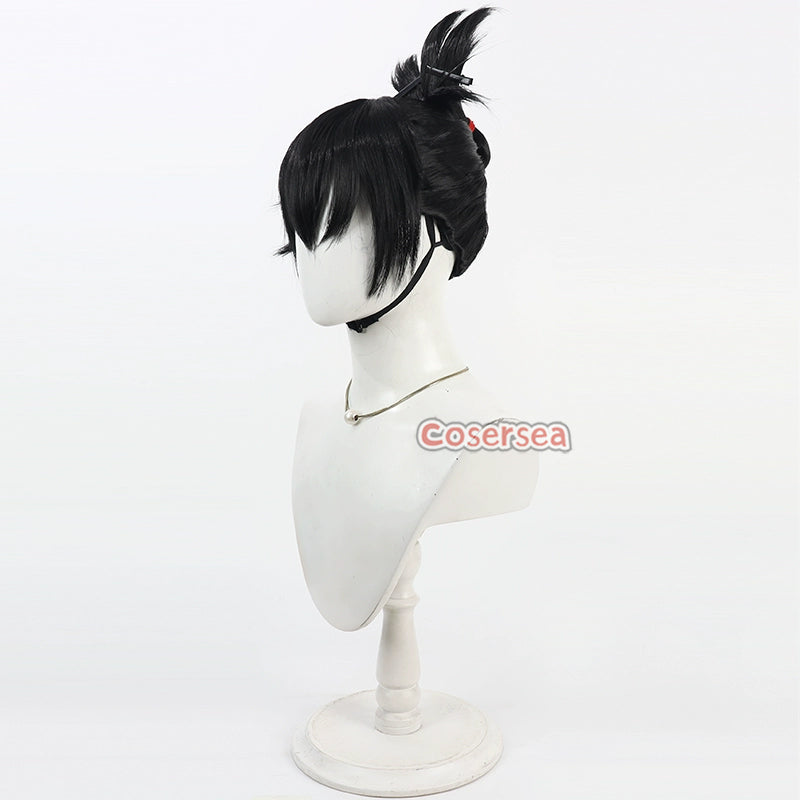 Cosersea Game Fate Samurai Remnant Black Ponytail Cosplay Wigs – coserseas