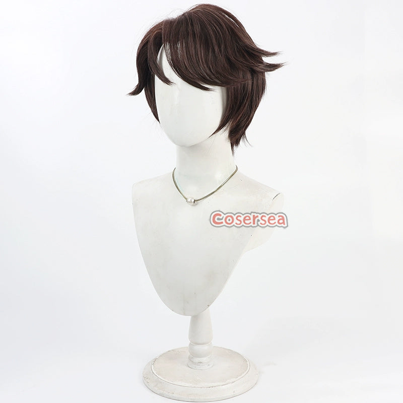 Game Identity V Eli Clark 30cm Brown Men Cosplay Wigs – coserseas