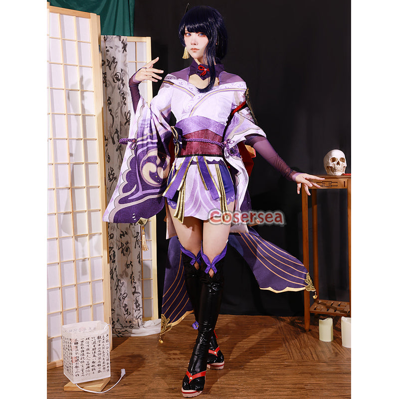 Genshin Impact Baal Raiden Shogun Cosplay Costume – coserseas