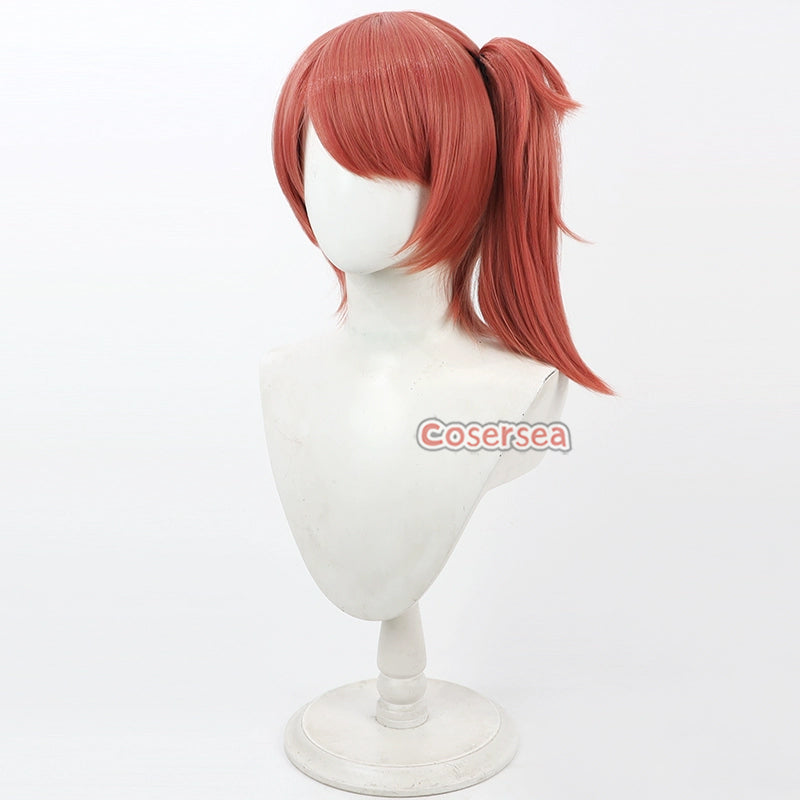 Girls' Frontline 2: Exilium Cheeta Mixed Orange Red Ponytail Cosplay W ...