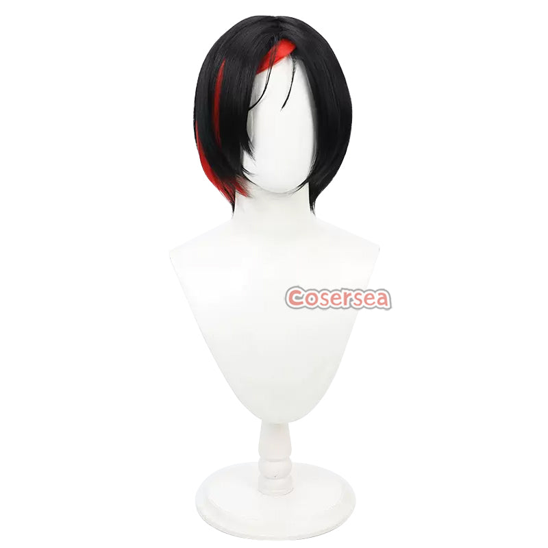 Goddess of Victory: Nikke Crow 30cm Black Mixed Red Cosplay Wigs ...
