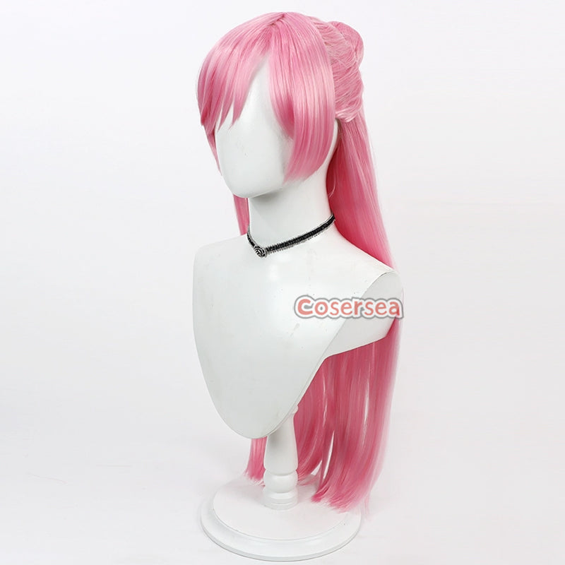 Hanging sky! Futari wa Pretty Cure Cure Prism 80cm Pink Cosplay Wigs ...