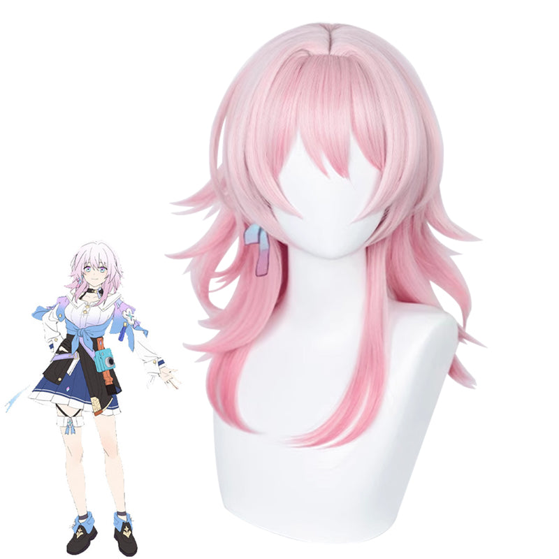 Honkai: Star Rail March 7th Pink Cosplay Wigs – coserseas