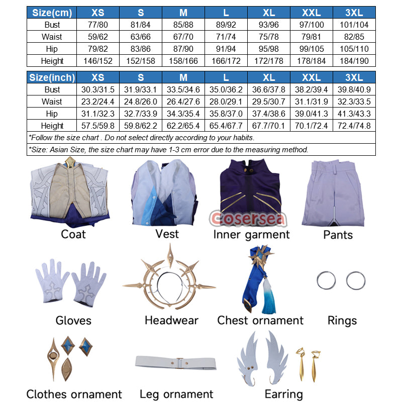 Honkai: Star Rail Sunday Cosplay Costume – coserseas