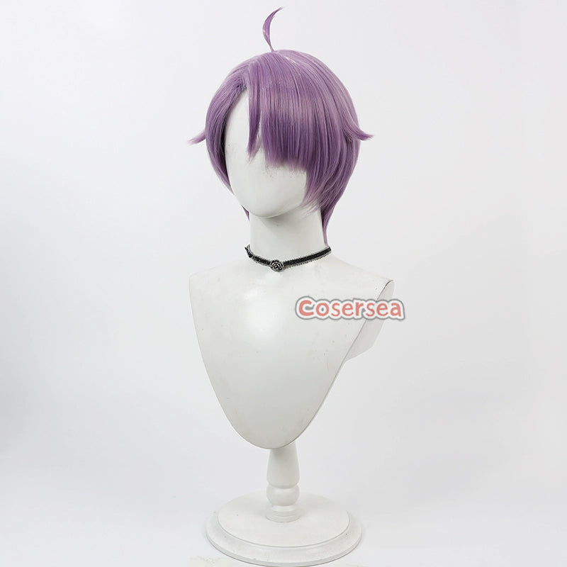 How I Attended an All-Guy's Mixer Fuji 30cm Short Purple Men Cosplay W ...
