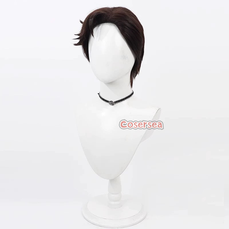 Identity V Novelist Orpheus 30cm Short Dark Brown Cosplay Wigs – coserseas