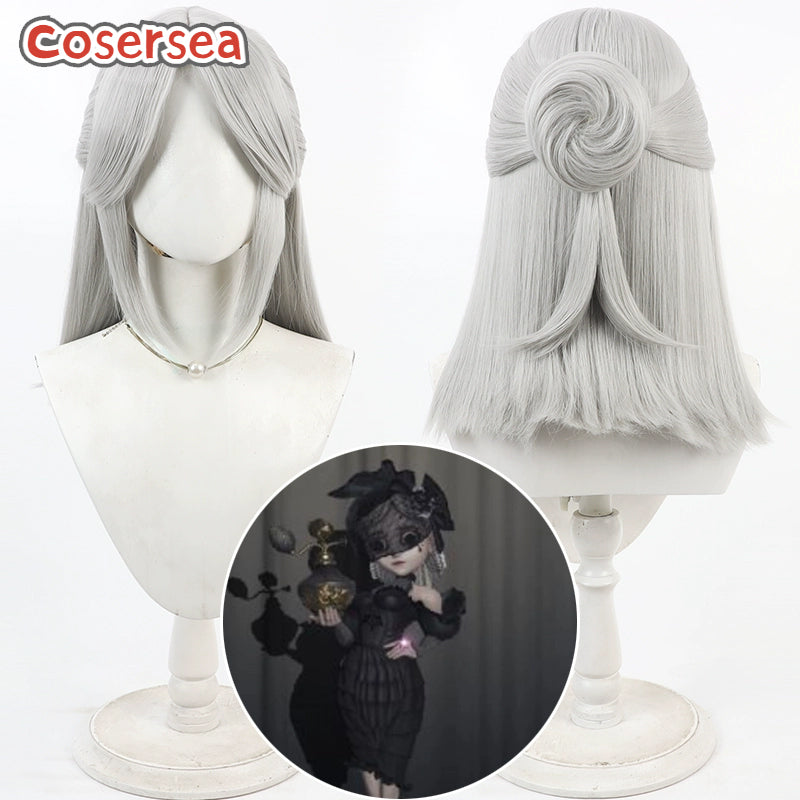 Identity V Vera Nair 45cm Silver Gray Cosplay Wigs With Buns – coserseas