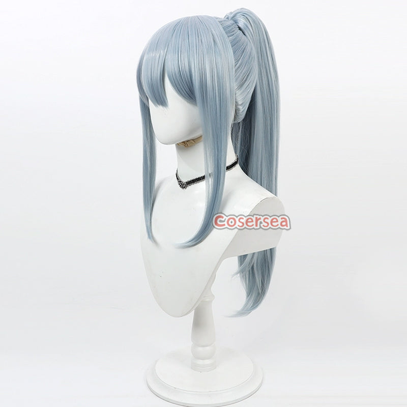 Mashle: Magic And Muscles Abyss Razor 55cm Long Light Blue Ponytail Co ...