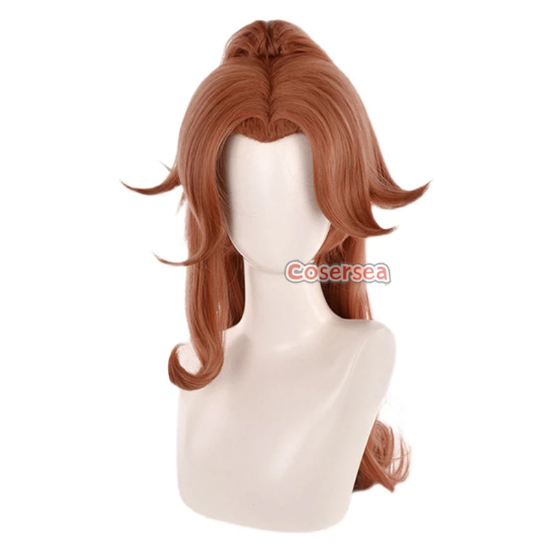 LOL Battle Miss Fortune Long Brown Ponytail Cosplay Wigs – coserseas