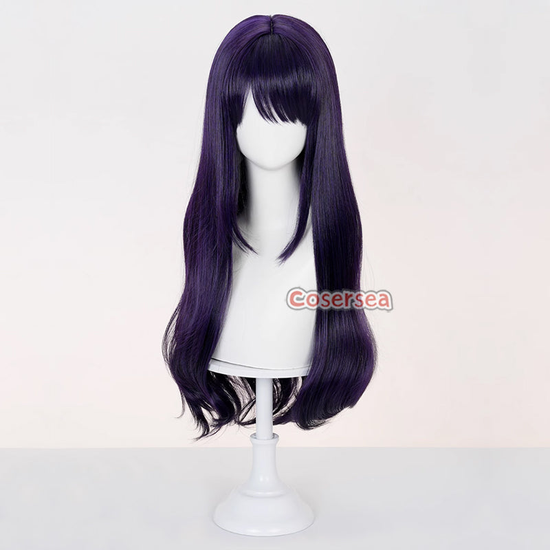Cosersea My Dress-Up Darling Kitagawa Marin 70cm Wavy Dark Purple Cosp ...