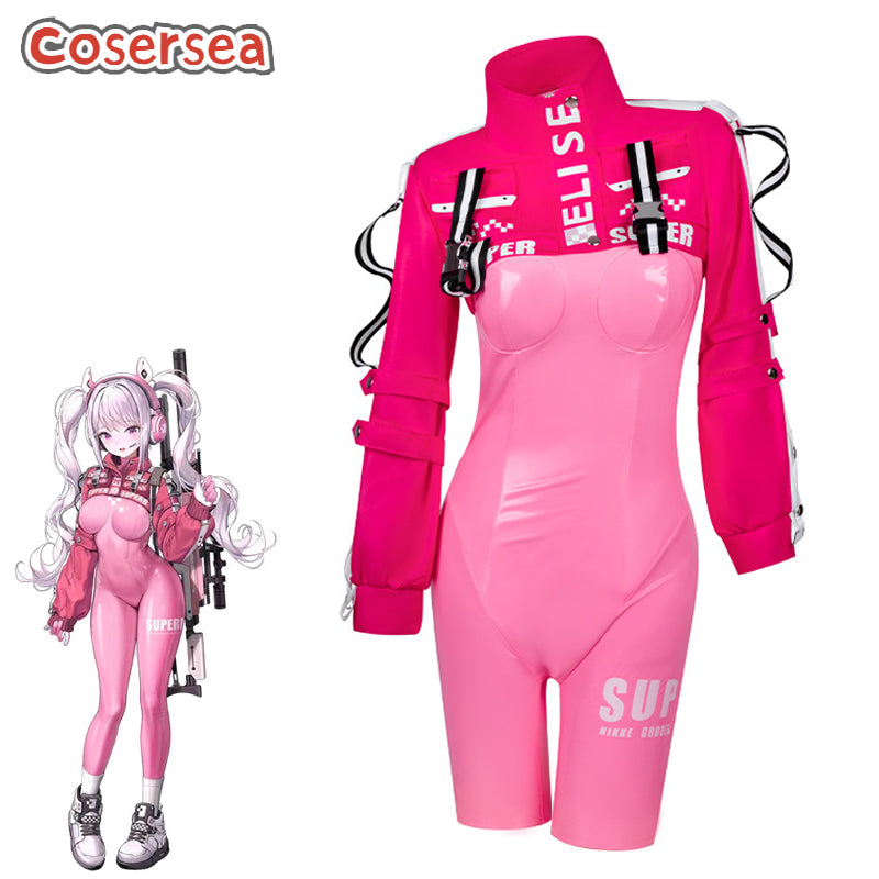 Cosersea Nikke The Goddess of Victory Alice Women Jumpsuit Cosplay Cos ...