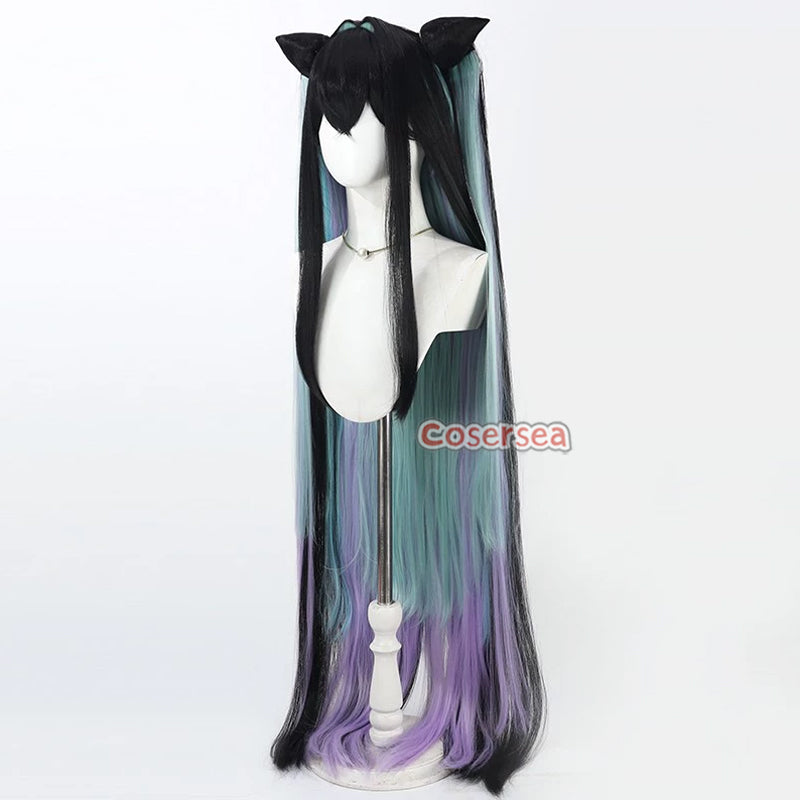 Nikke The Goddess of Victory Little Mermaid Black Mixed Cosplay Wigs ...