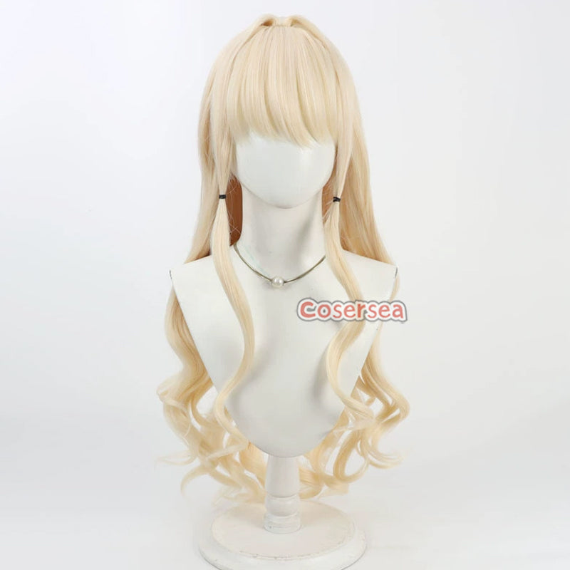 Cosersea Nikke The Goddess of Victory Crown 80cm Long Wavy Blonde Cosp ...
