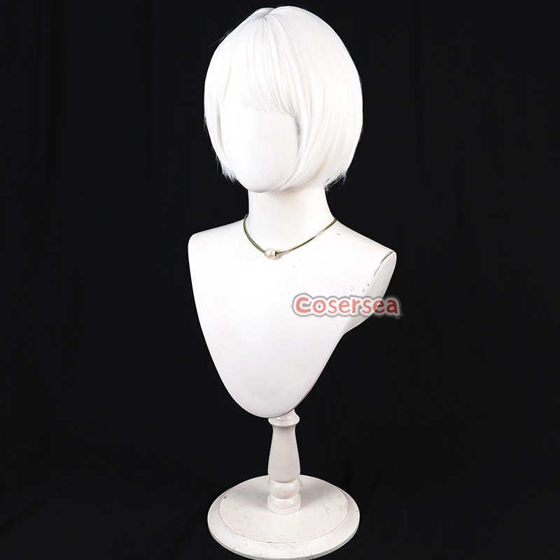 Cosersea Otome Game Jack Jeanne Mitsuki Shirota 30cm White Cosplay Wig ...
