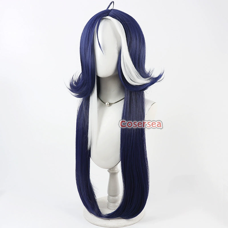 Cosersea Path to Nowhere Adela 80cm Long Blue Mixed White Cosplay Wigs ...