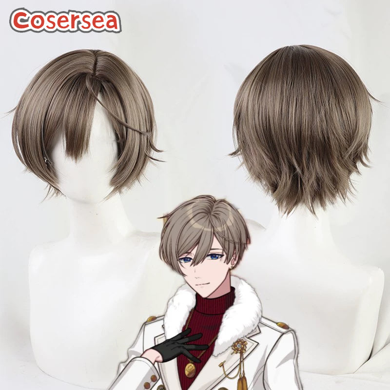 Cosersea Promise of Wizard Rustica Ferch 30cm Brown Men Cosplay Wigs ...