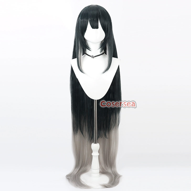 Punishing: Gray Raven Ziyuan 100cm Black Mixed Gray Cosplay Wigs ...