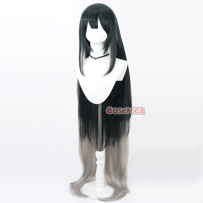 Punishing: Gray Raven Ziyuan 100cm Black Mixed Gray Cosplay Wigs ...