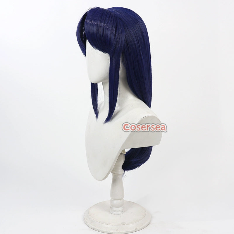 Ranma 1/2 Akane Tendo 70cm Long Dark Blue Cosplay Wigs – coserseas