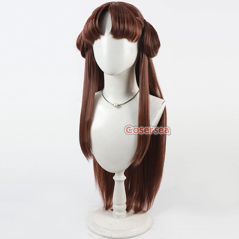 Cosersea The Apothecary Diaries Lishu 80cm Long Brown Cosplay Wigs ...