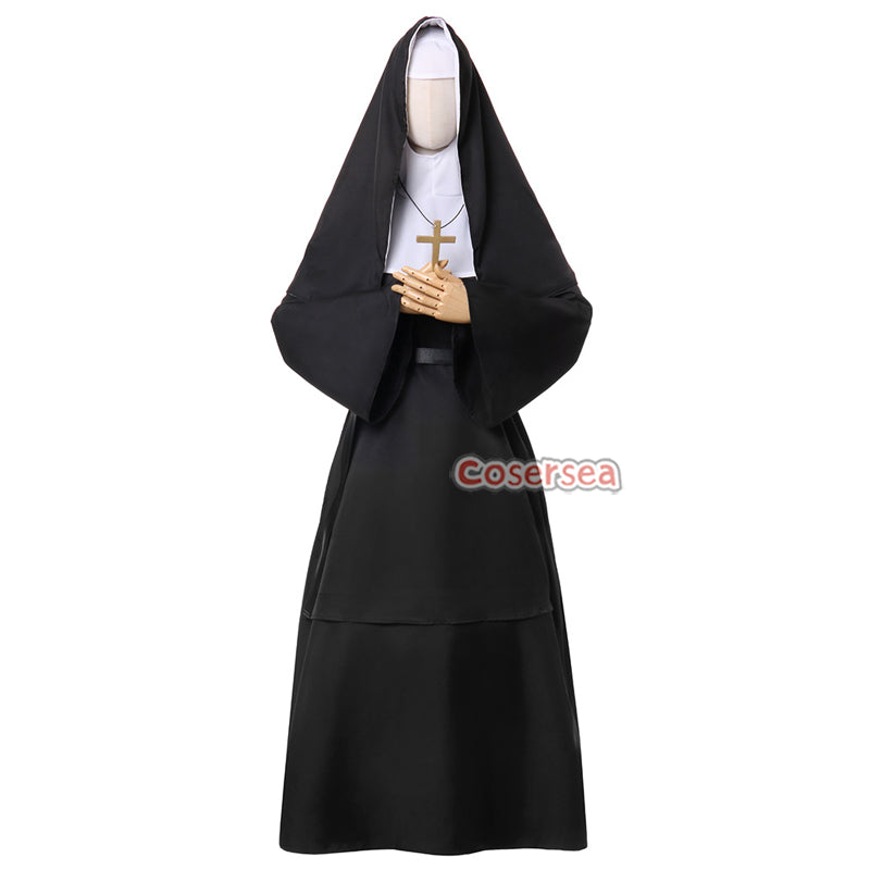 The Nun Cross Ghost Halloween The Conjuring Cosplay Costume – coserseas