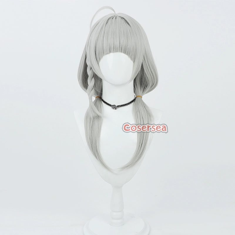 Virtual YouTuber Murasaki Shion 52cm Silver Gray Cosplay Wigs – coserseas