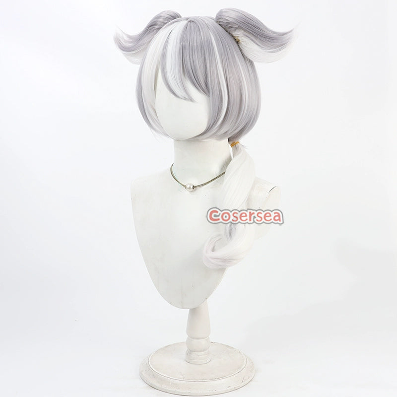 Virtual YouTuber NIjisanji Elira Ewiwa 55cm Gray Mixed White Cosplay W ...