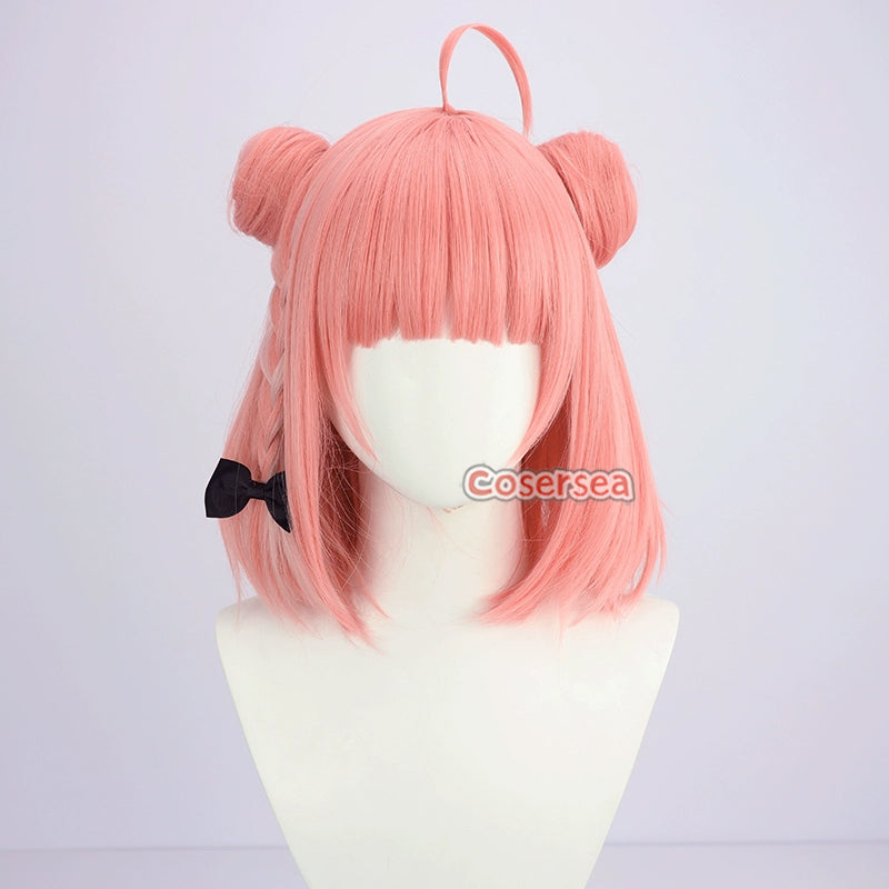 Virtual YouTuber Sasaki Saku 35cm Pink Cosplay Wigs With Buns – coserseas
