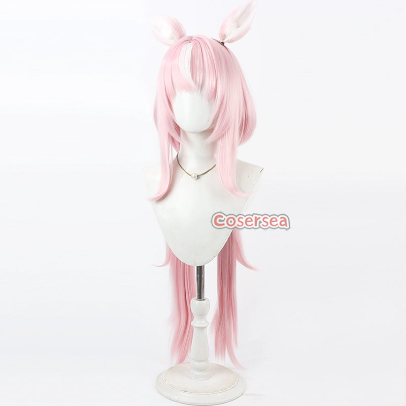 Virtual YouTuber Yang Nari 80cm Pink Mixed White Cosplay Wigs – coserseas