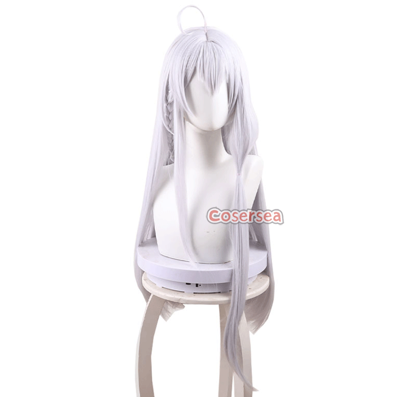 Wandering Witch The Journey of Elaina Elaina 80cm Silver White Cosplay ...
